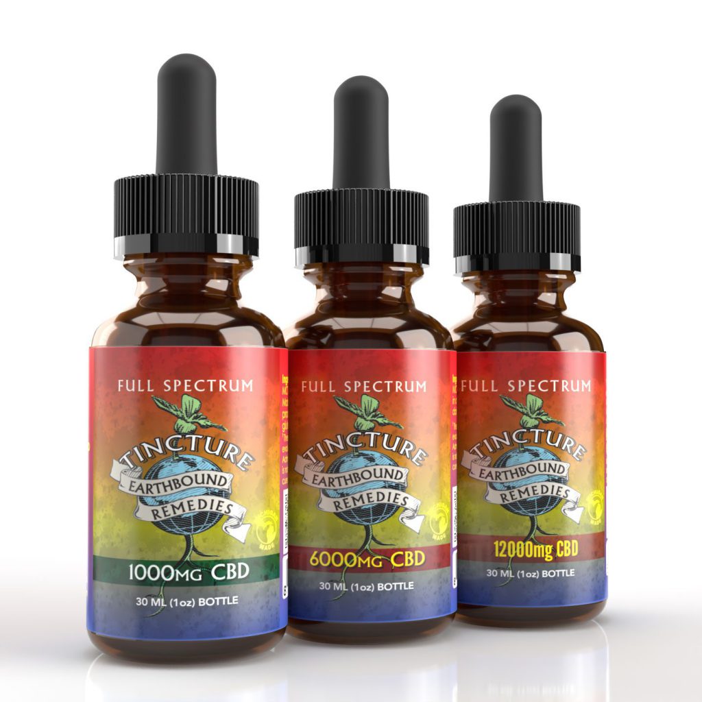 Full Spectrum Cbdv Cbd Tincture 1200mg 30ml Earthbound Remedies