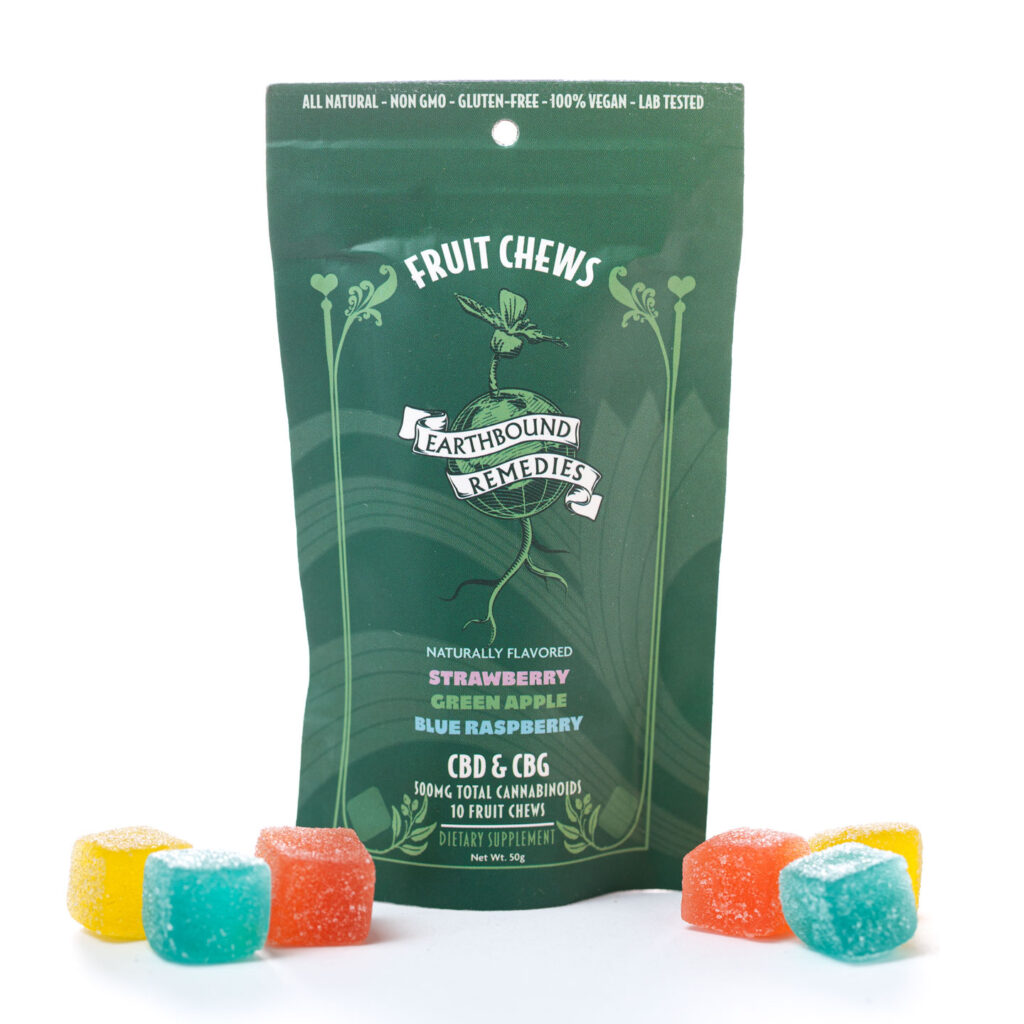 Fruit Chew Gummies - Mixed Spectrum - CBD & CBG (500mg Total ...